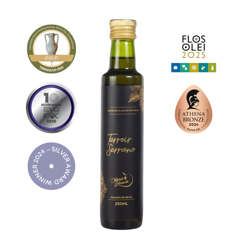 Azeite de Oliva Extra Virgem Olivas de Gramado Terroir Serrano